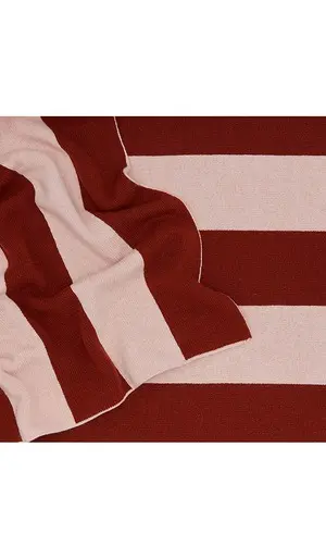 HAWKINS NEW YORK Simple Striped Throw Blanket