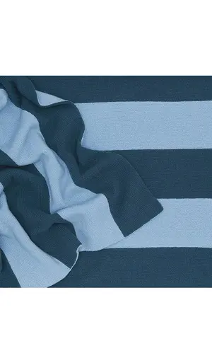 HAWKINS NEW YORK Simple Striped Throw Blanket