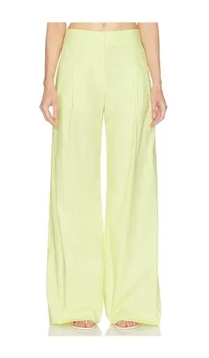 Proenza Schouler White Label Coralie Pant In . Also - Green
