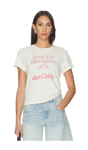 RE/DONE Classic Tee Diet Coke In . Also - Ivory