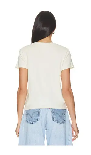 RE/DONE Classic Tee 5 O'clock In . Also