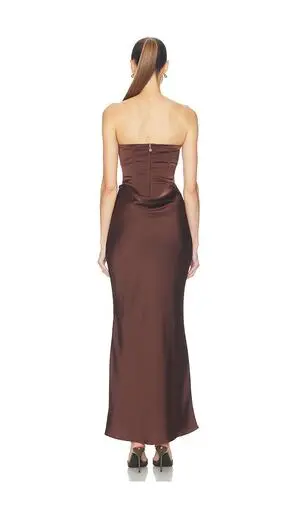 ROTATE BY BIRGER CHRISTENSEN Corsage Long Dress In . Also