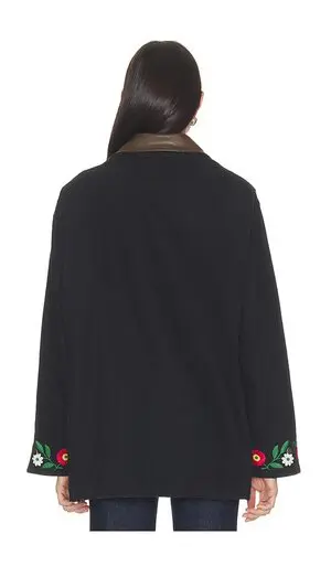 FOUND Canvas Embroidered Work Jacket In . Also
