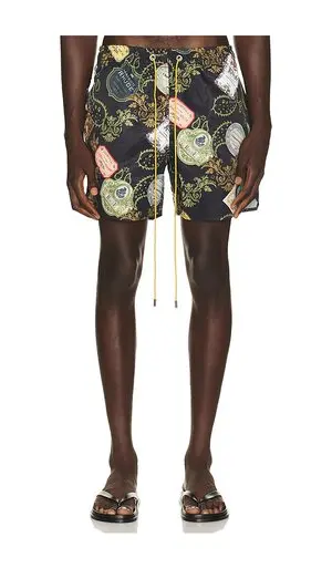 Rhude Vin Bandana Print Swim Shorts In . Also - Multi