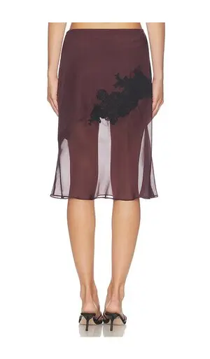 SIR. Noria Midi Skirt In . Also