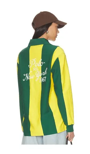 Polo Ralph Lauren Rugby Jersey Long Sleeve Polo Collar Pullover In . Also