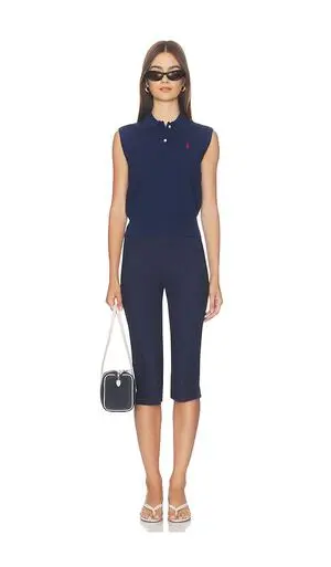 Polo Ralph Lauren Sleeveless Polo Knit Collar Pullover In . Also