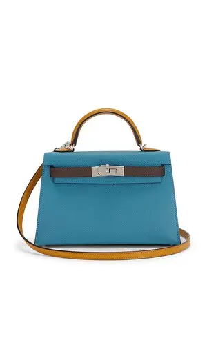 FWRD RENEW Hermes Epsom Kelly 20 Handbag - Blue