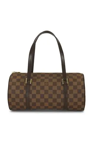 FWRD RENEW Louis Vuitton Damier Ebene Papillon 30 Handbag - Brown