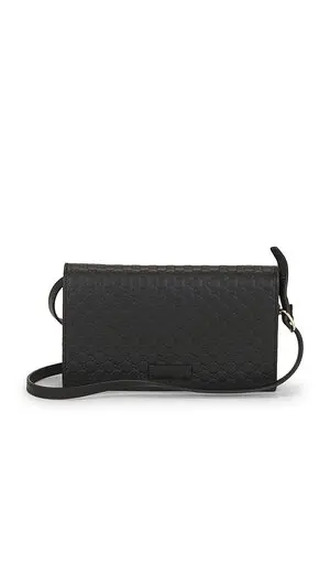 FWRD RENEW Gucci Microguccissima Wallet On Chain - Black