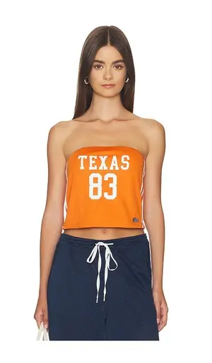 HYPE AND VICE Texas Jersey Tube Top In . Also - Orange