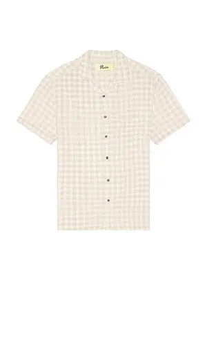 DUVIN DESIGN Textured Cotton Button Up Shirt In . Also