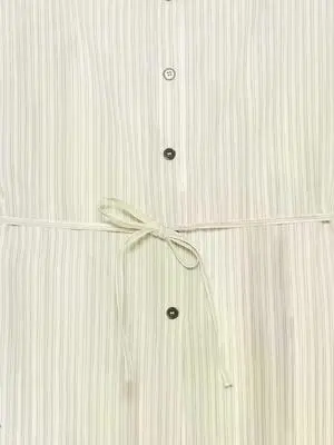 ALYSI Striped Tie-waist Shirt