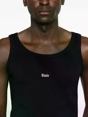 Rhude Logo-print Ribbed Vest