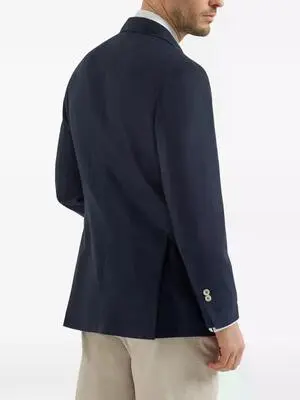 Brunello Cucinelli Cashmere Batavia Deconstructed Blazer With Patch Pockets