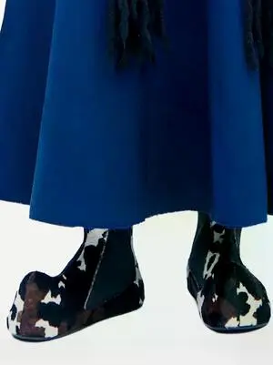 A.W.A.K.E. Mode Cow-print Pony-hair Ankle Boots