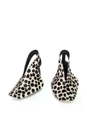 A.W.A.K.E. Mode Lauren Dalmatian-print Sandals