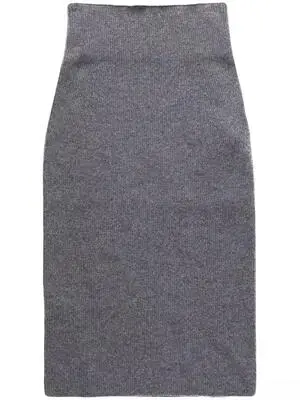 Stella McCartney Ribbed-knit Wool-blend Skirt