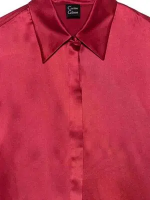 Carine Gilson Silk Balloon-sleeve Shirt
