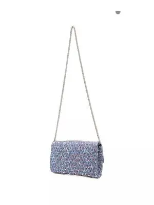 Valentino Garavani Tweed Rockstud Cross Body Bag