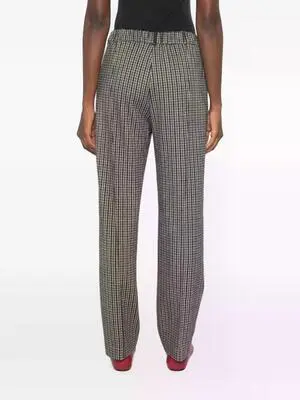 Fabiana Filippi Check-pattern Straight-leg Trousers