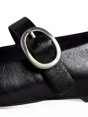 Calvin Klein Buckle-fastening Ballet Flats