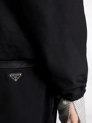 Prada Fleece Pants With Re-nylon Details