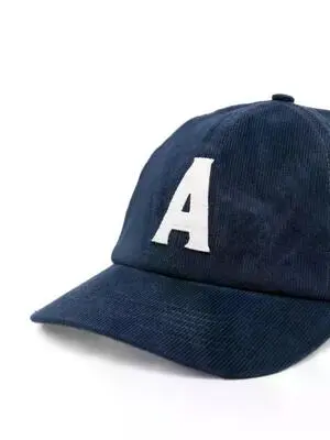 AUTRY Logo-embroidered Corduroy Baseball Cap