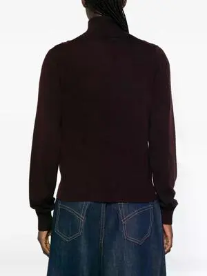 Zimmermann High-neck Sweater With Crochet Trim