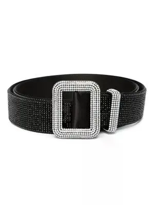 Benedetta Bruzziches Venus Crystal-embellished Belt - Black
