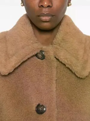Max Mara Teddy Bear Cape Jacket