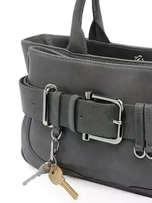 OSOI Mini Brocle Buckled Leather Tote Bag