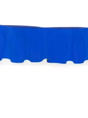 DONDUP Candy Ruffled Bandeau Bikini - Blue