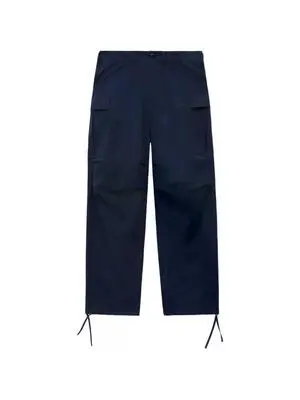 Kenzo Varsity Embroidered Cargo Pants - Blue