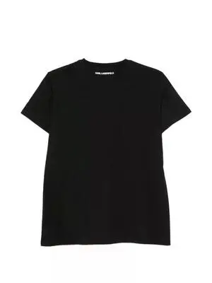 Karl Lagerfeld Rhinestone-logo T-shirt