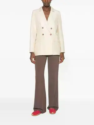 MAISON123 Florine Pinstripe Double-breasted Blazer