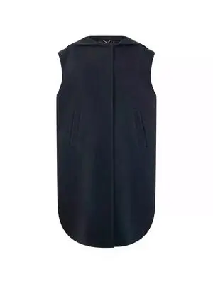 Herno Hooded Quilted Vest - Black