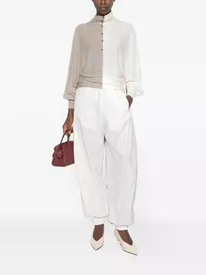 Jacquemus Two-tone Draped Top