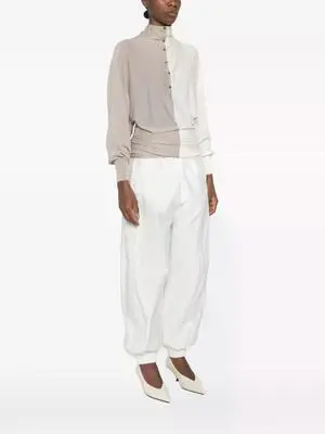 Jacquemus Two-tone Draped Top