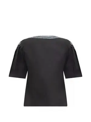 Alberta Ferretti Sequin-embellished Embroidered Top