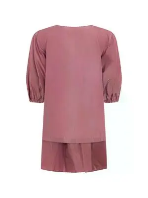Alberta Ferretti Bow-detail Mini Dress - Pink