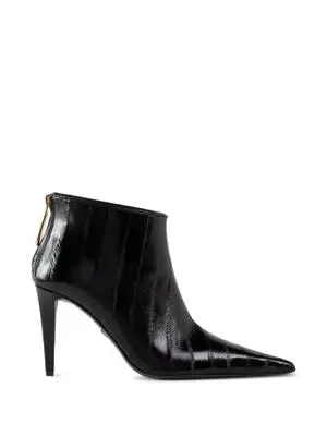 GIUSEPPE ZANOTTI Eel Skin Ankle Boots