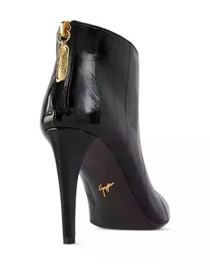 GIUSEPPE ZANOTTI Eel Skin Ankle Boots