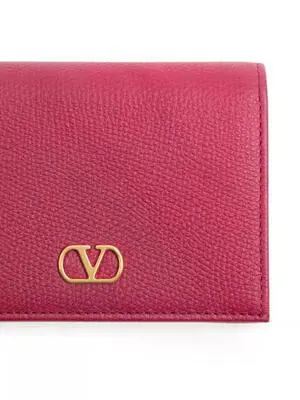 Valentino Garavani Grainy Calfskin Wallet