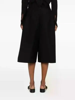 THE ROW Fauna Pleated Tailored Shorts
