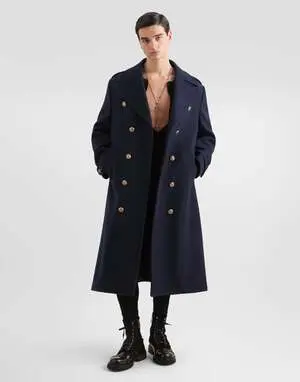 Dolce & Gabbana Double-breasted Wool Coat Coats And Jackets