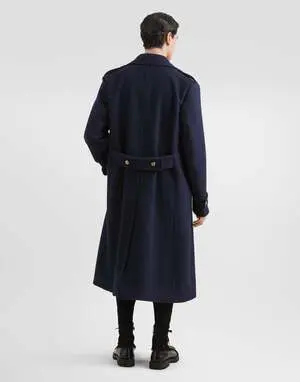 Dolce & Gabbana Double-breasted Wool Coat Coats And Jackets