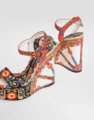 Dolce & Gabbana Sandalo Zeppa Sandals And Wedges