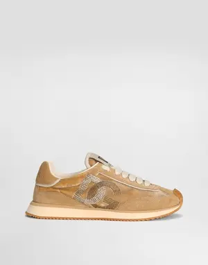 Dolce & Gabbana Mixed-material Dg Cushion Sneakers - Sneakers 40 Beige