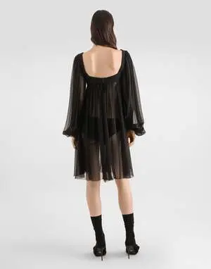 Dolce & Gabbana Chiffon Dress Dresses Silk